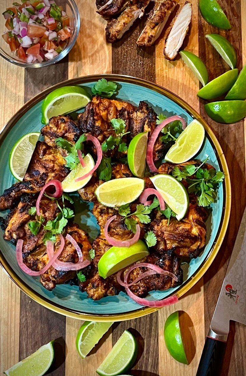 Adobo Chili & Honey-Lime Chicken Thighs – The Intrepid Gourmet